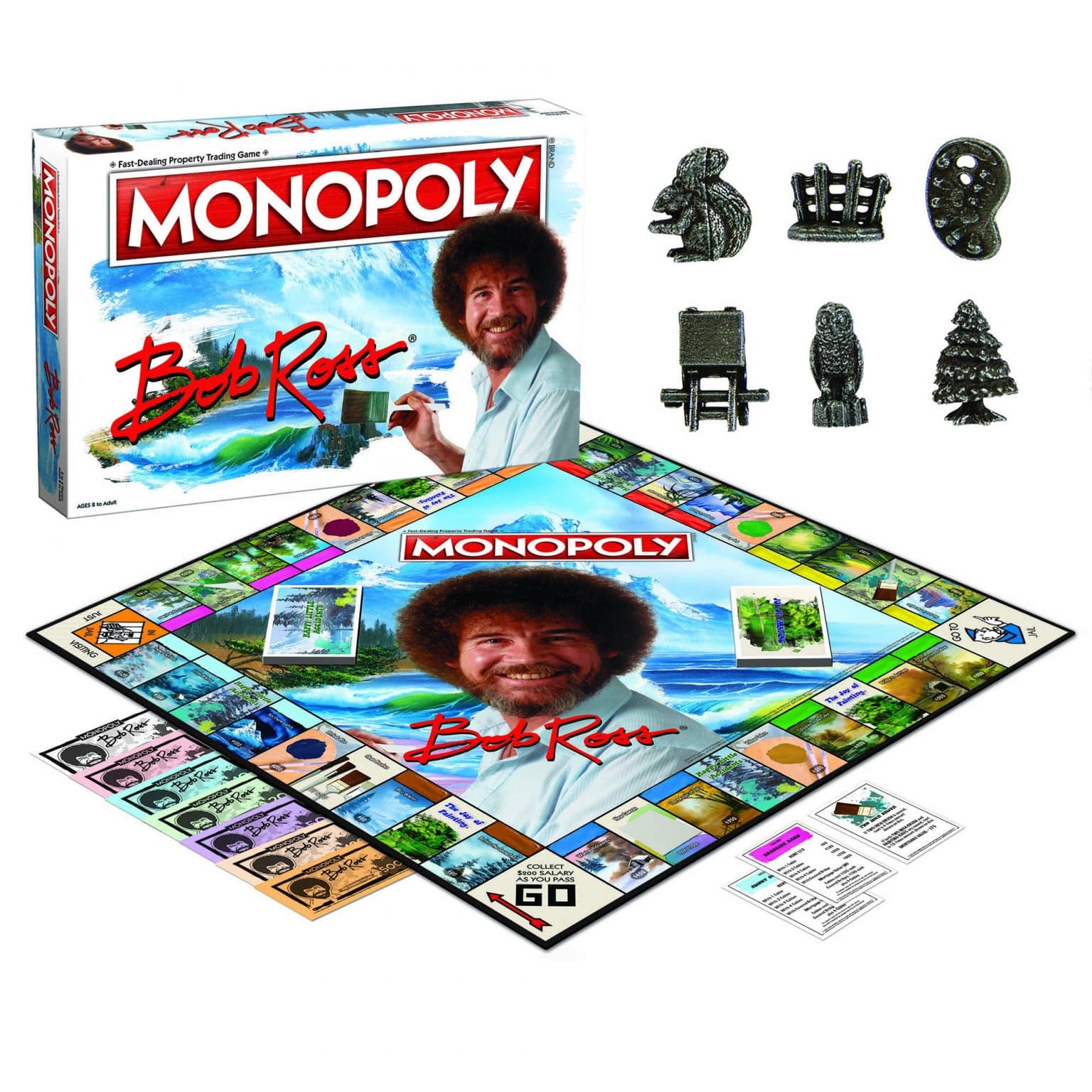 Hasbro Introduces New Bob Ross Monopoly Game to the Monopoly Family
