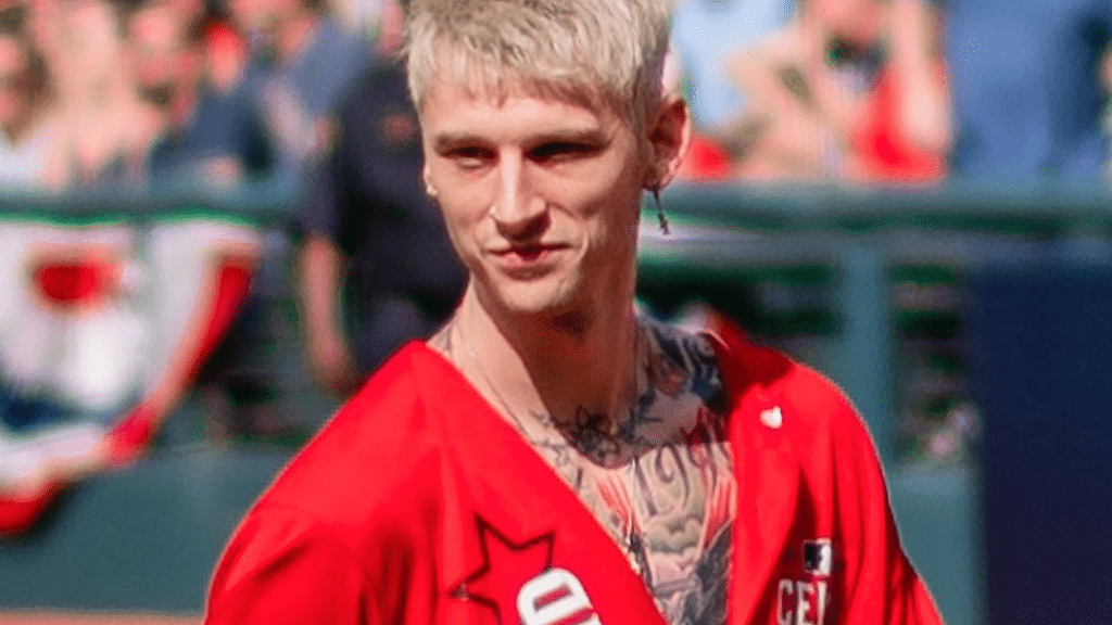 Machine Gun Kelly Admits He Was 'on LSD' During All-Star Softball Game ...